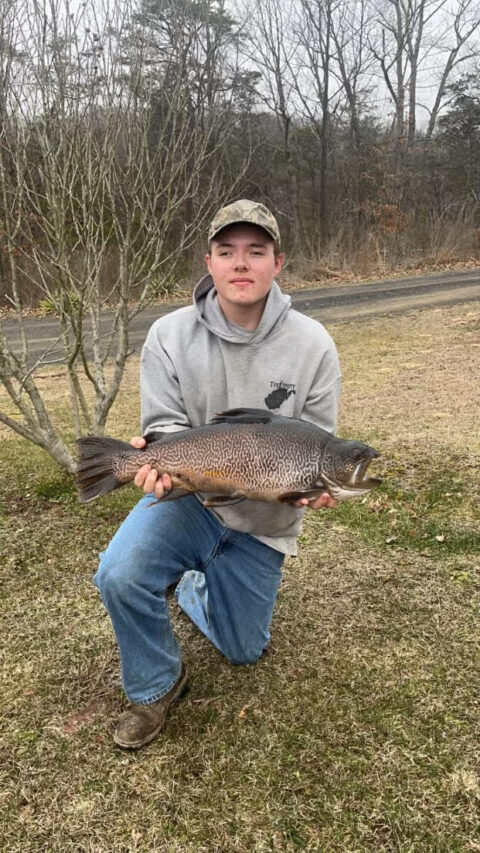 WVDNR announce two state record catches on New Creek Lake