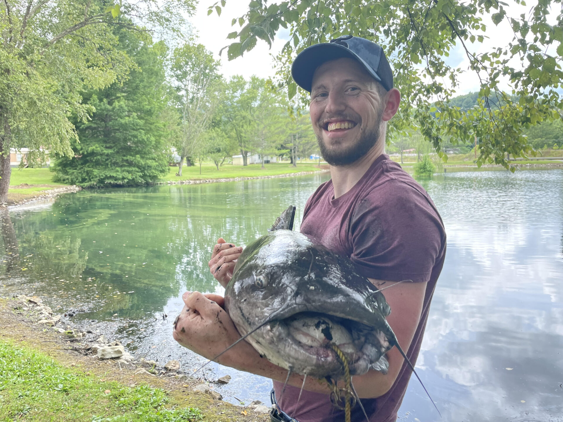 West Virginia angler catches record channel catfish - WVDNR