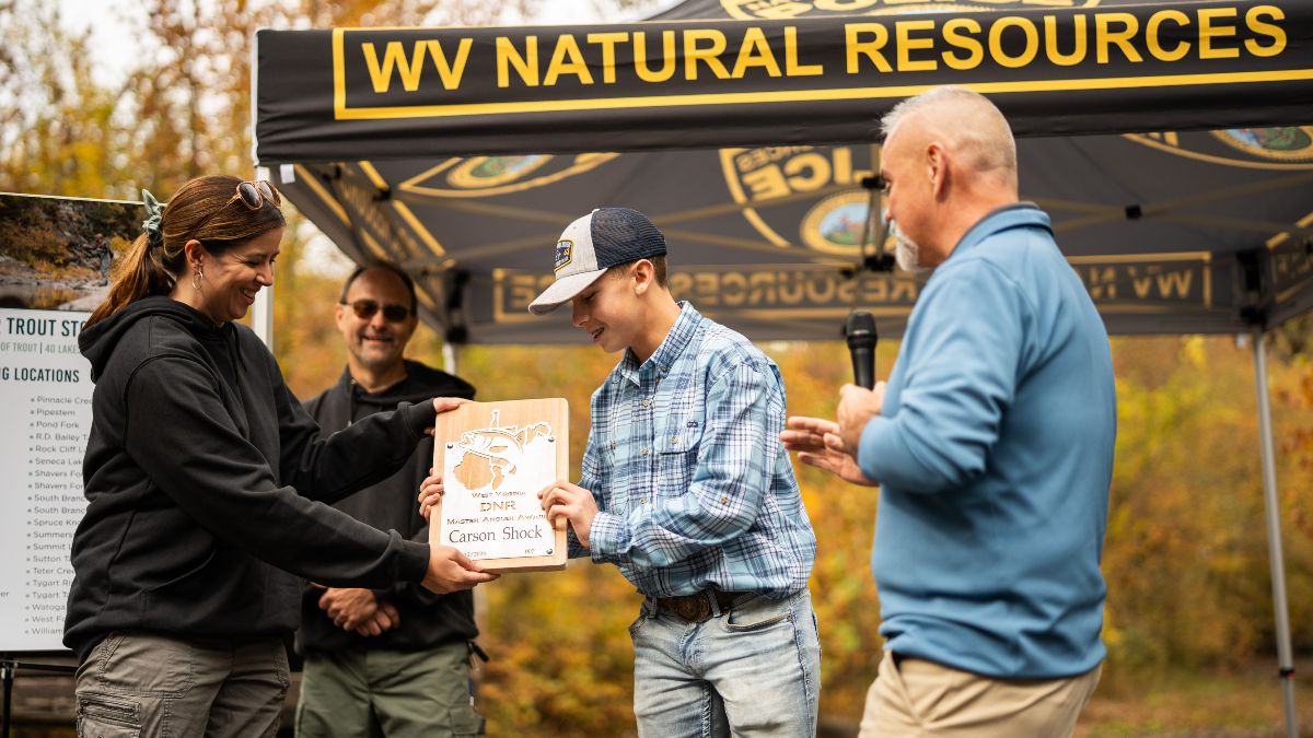 Gov. Justice congratulates West Virginia’s first youth Master Angler ...