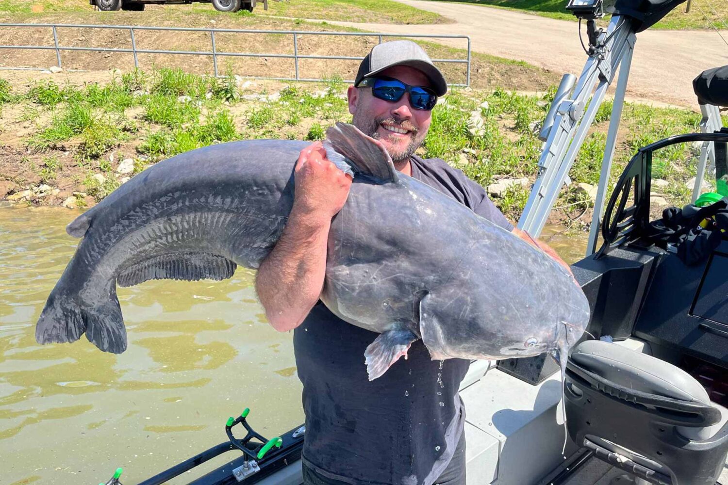 West Virginia Anglers Catch Record Largemouth Bass, Blue Catfish - WVDNR